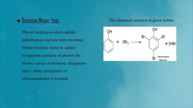 Analysis of phenols and qualitative tests for phenols | PDF | Chemistry ...