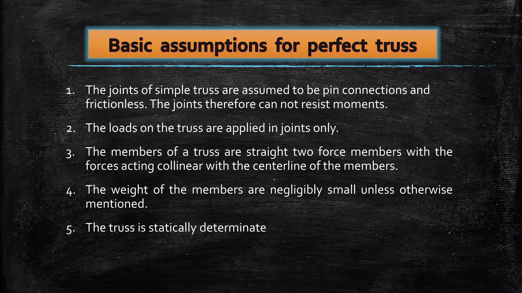 Analysis of plane truss unit 5 | PPTX