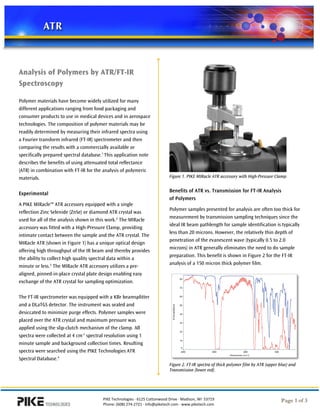 Analysis of polymers_atr_ftir_an | PDF