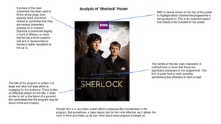 Analysis of poster | PPT