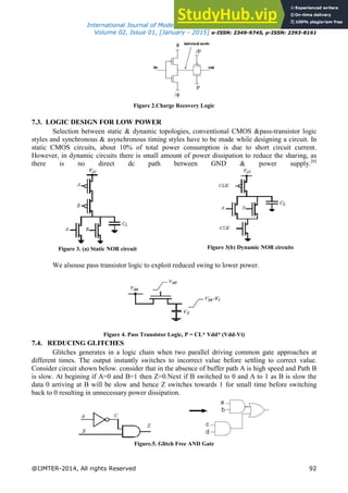 Analysis Of Power Dissipation Amp Low Power VLSI Chip Design | PDF