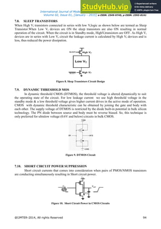 Analysis Of Power Dissipation Amp Low Power VLSI Chip Design | PDF