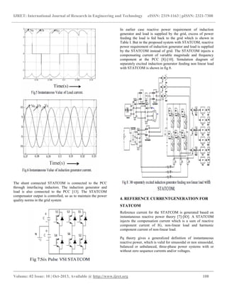 Analysis of power quality improvement in grid connected wind driven induction generator at ...