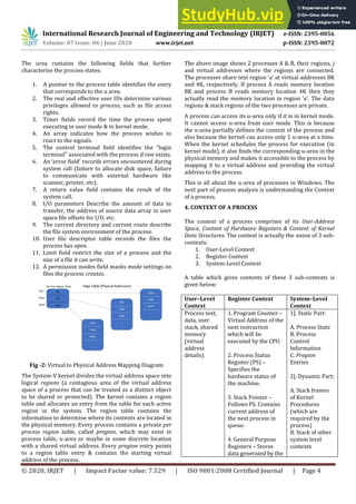 Analysis Of Process Structure In Windows Operating System | PDF