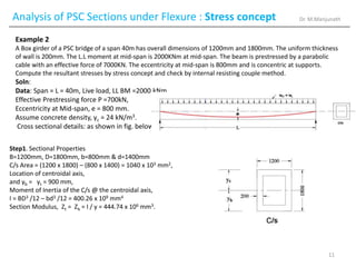 Analysis of psc sections for flexure | PPTX