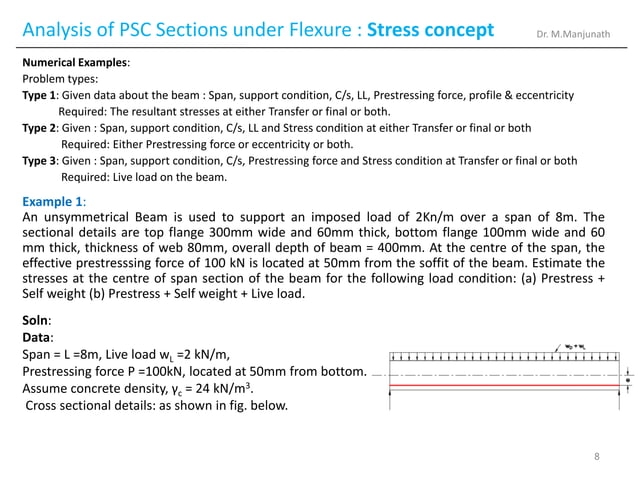Analysis of psc sections for flexure | PPTX