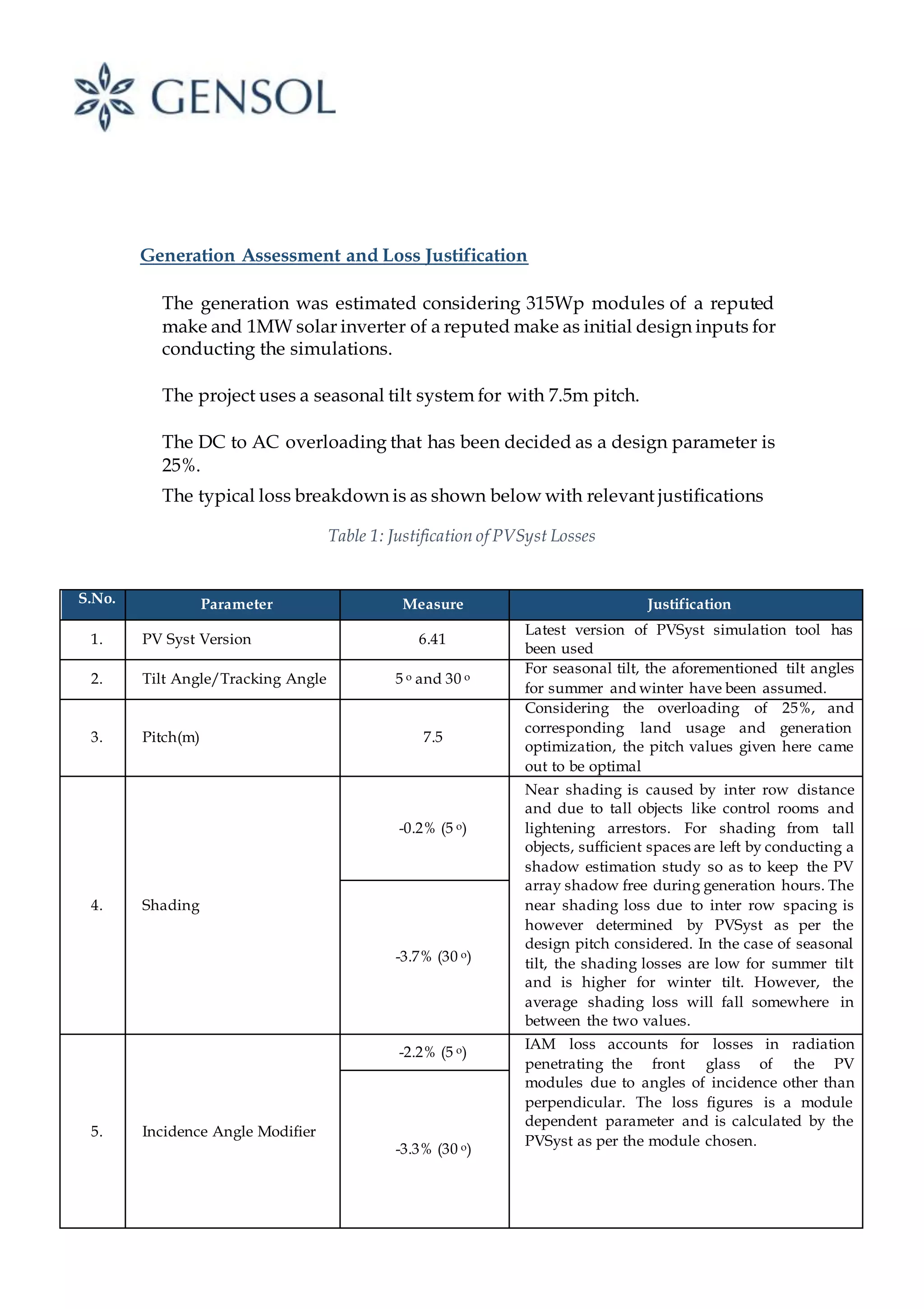 Analysis of PVSyst Loss Diagram | PDF