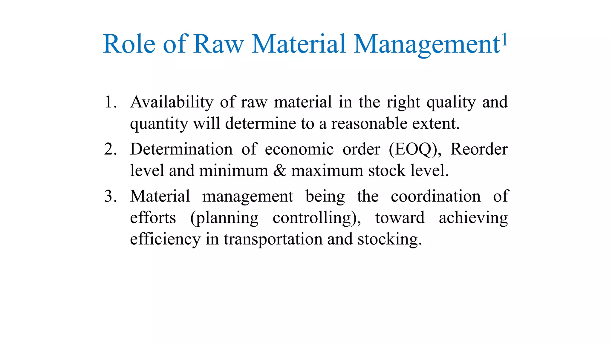 Analysis of raw material and finished product | PPTX