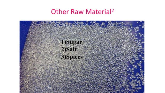 Analysis of raw material and finished product | PPTX | Commodities ...