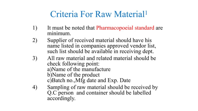 Analysis of raw material and finished product | PPTX | Commodities ...