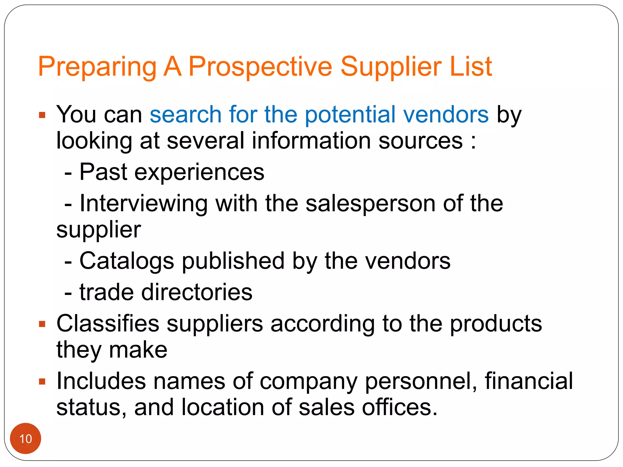 Analysis of Raw Materials | PPTX