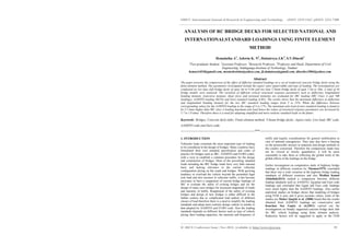 Analysis of rc bridge decks for selected national a nd ...