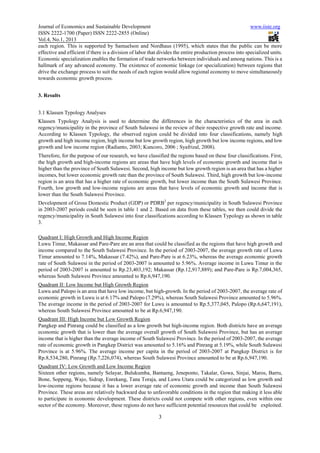 Analysis of regional economic development in the regency | PDF ...