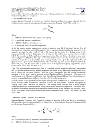 Analysis of regional economic development in the regency | PDF