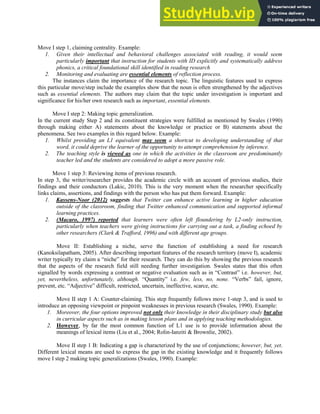 ANALYSIS OF RHETORICAL MOVES OF JOURNAL ARTICLES AND ITS IMPLICATION TO THE TEACHING OF ACADEMIC ...