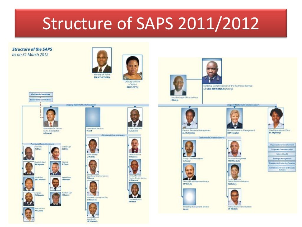 Analysis of SAPS 2011/2012 Annual Report (28 may 2013)