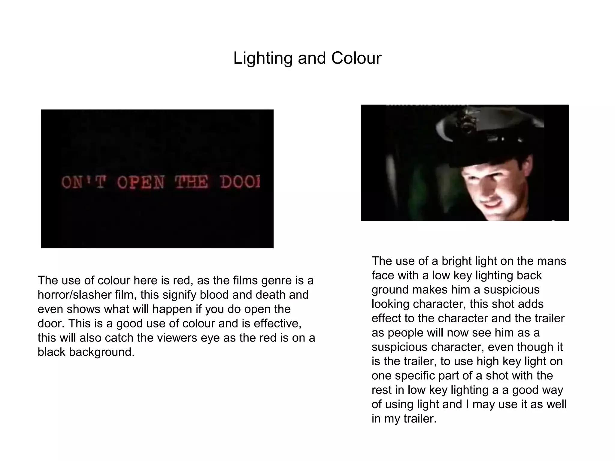 Analysis of scream film trailer | PPT