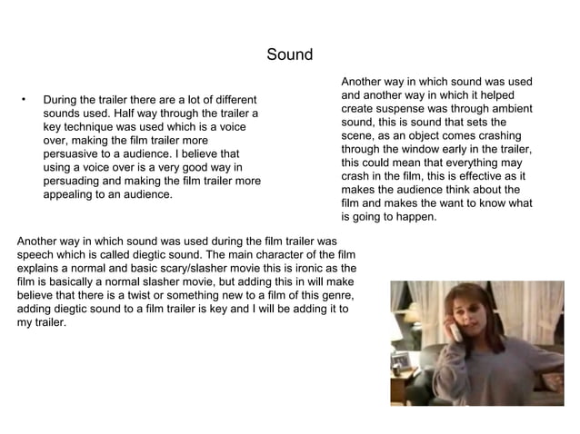 Analysis of scream film trailer | PPT | Video Production | Content ...