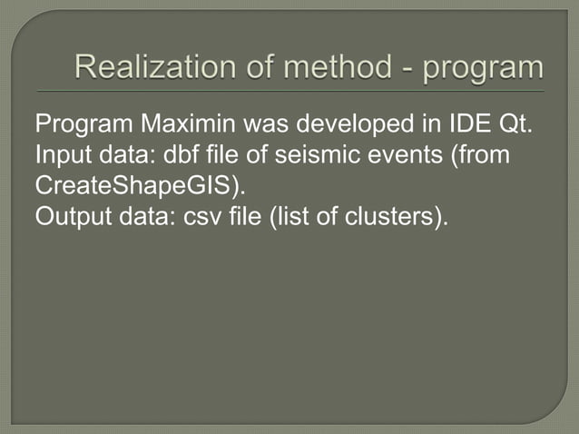 Analysis Of Seismic Data By Clustering And Data Pptx Databases Computer Software And