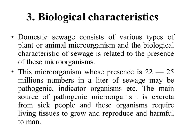 Analysis of sewage.pptx | Science