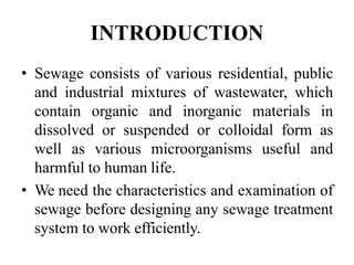 Analysis of sewage.pptx