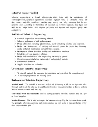 Analysis of sewing section efficiency by time study technique in ...