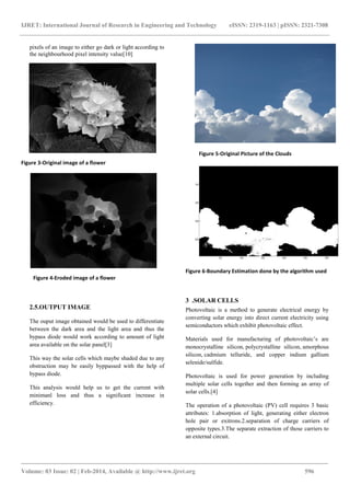 Analysis of shading pattern of solar panels | PDF