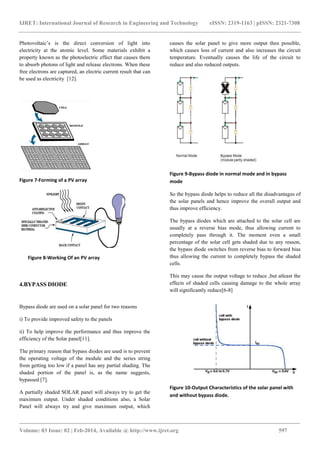 Analysis of shading pattern of solar panels | PDF
