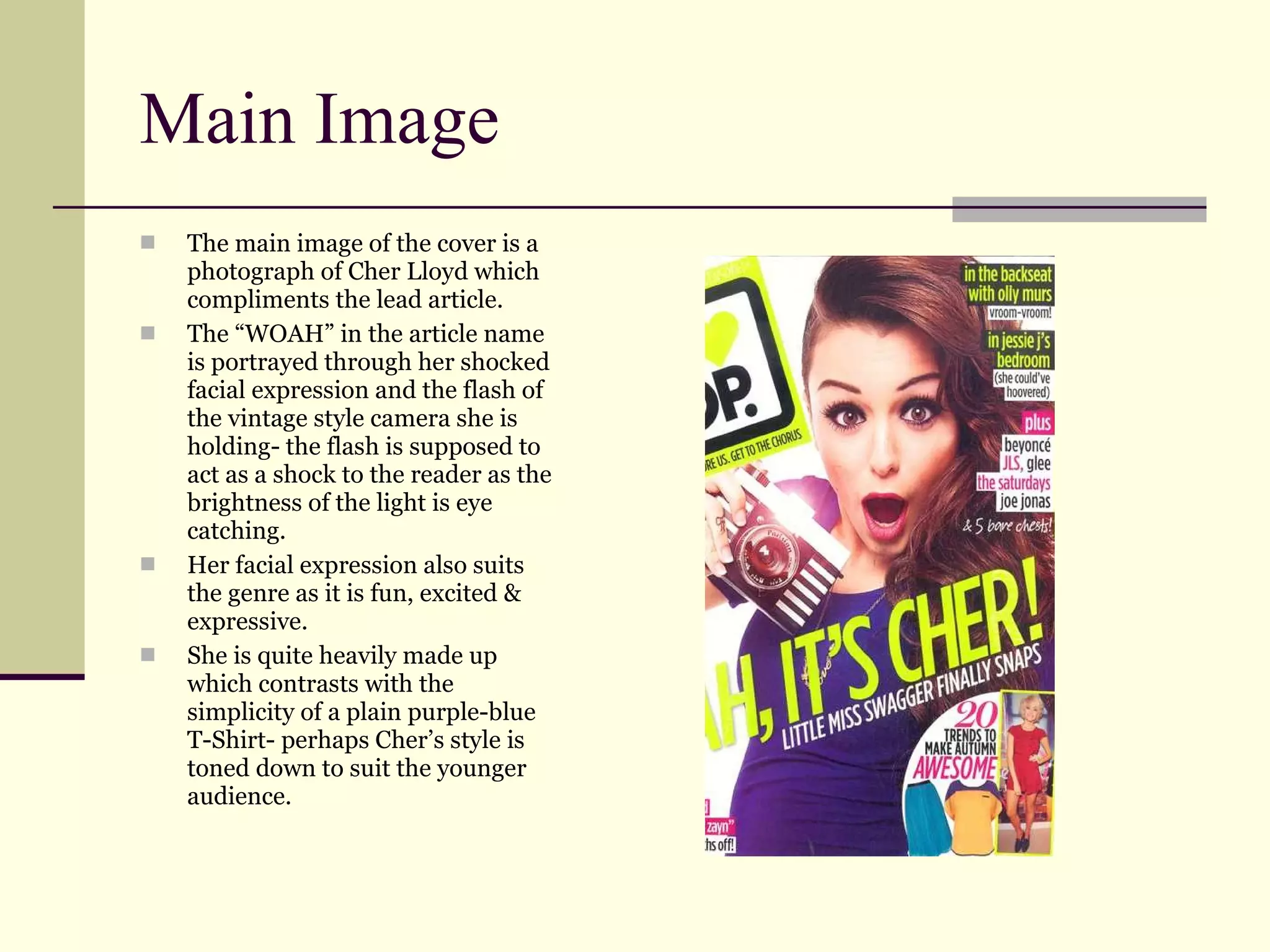 Analysis of similar style magazine cover | PPT | Adult Contemporary ...