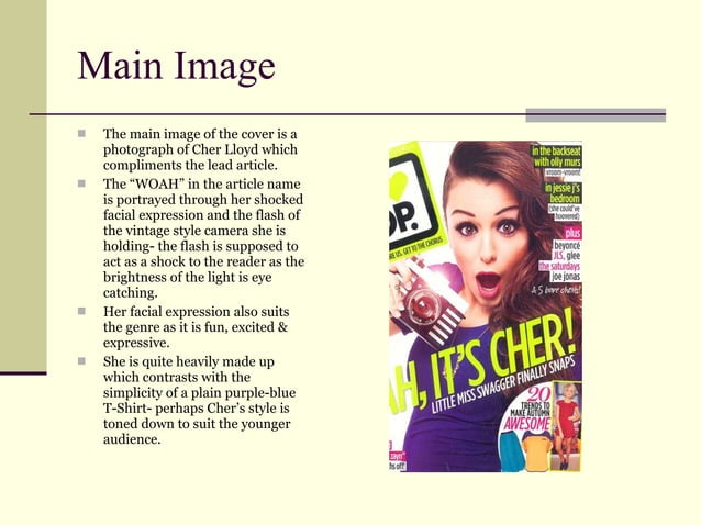 Analysis of similar style magazine cover | PPT | Adult Contemporary ...