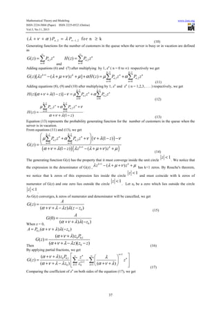 Analysis of single server fixed batch service queueing system under multiple vacation with ...