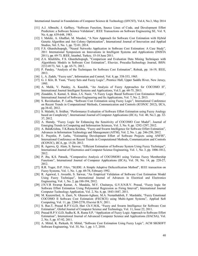 Analysis Of Software Cost Estimation Using Pdf Physics Science