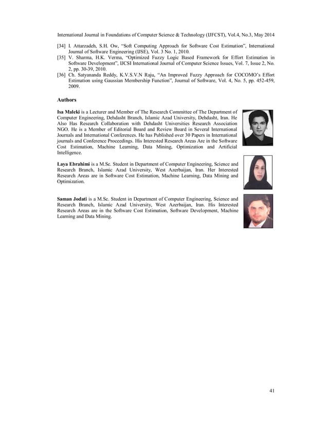 Analysis Of Software Cost Estimation Using Pdf Physics Science