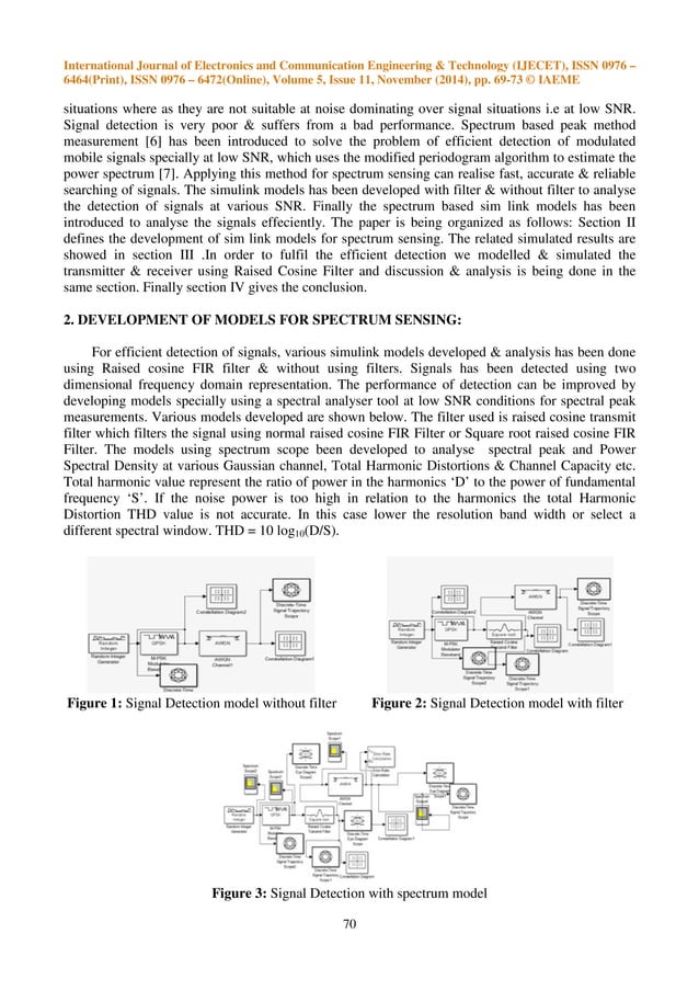Analysis of spectrum based approach for detection of mobile signals | PDF