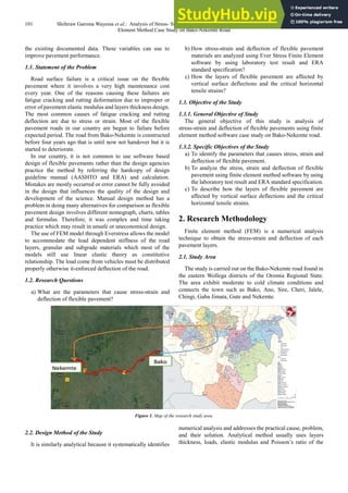 Analysis Of Stress-Strain And Deflection Of Flexible Pavements Using Finite Element Method Case ...