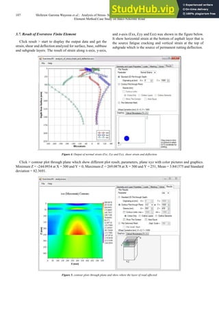 Analysis Of Stress-Strain And Deflection Of Flexible Pavements Using Finite Element Method Case ...