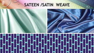 Analysis of structure of different kinds of woven fabric | PPTX