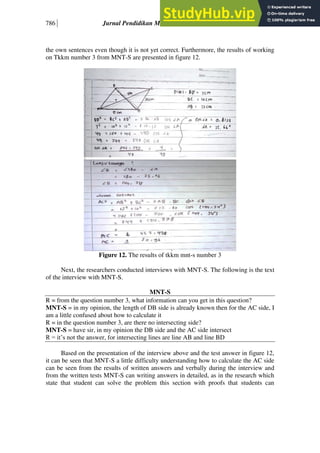 Analysis of Students Mathematical Communication Ability in Solving ...