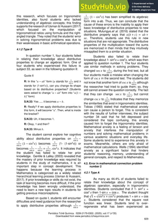 Analysis Of Students Mathematical Connection Errors In Trigonometric ...