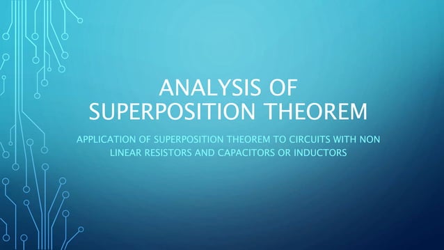Analysis of Superposition Theorem.pptx
