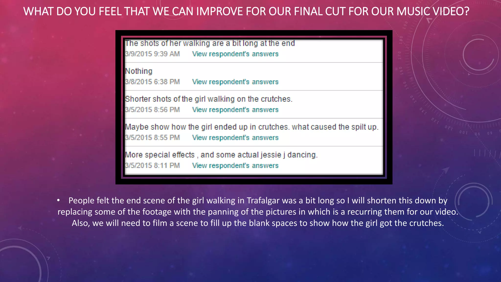 Analysis of survey (rough cut) | PPTX