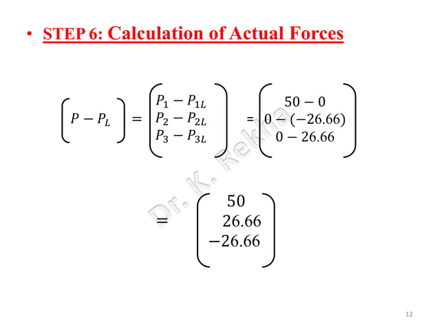 Analysis of sway type portal frame using direct stiffness method | PDF