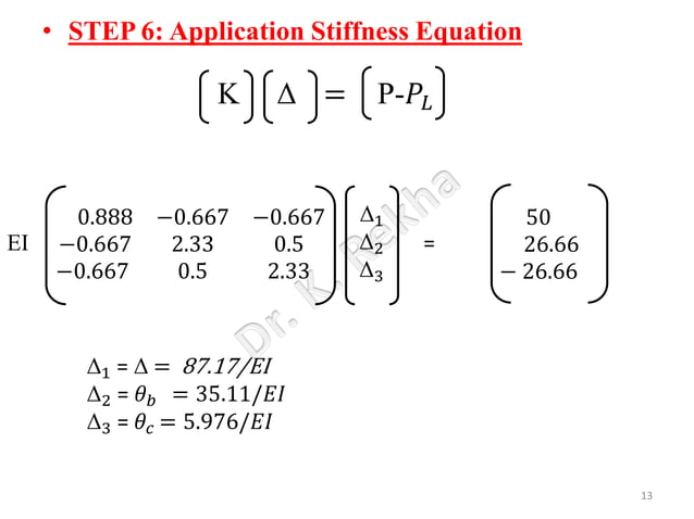 Analysis of sway type portal frame using direct stiffness method | PDF