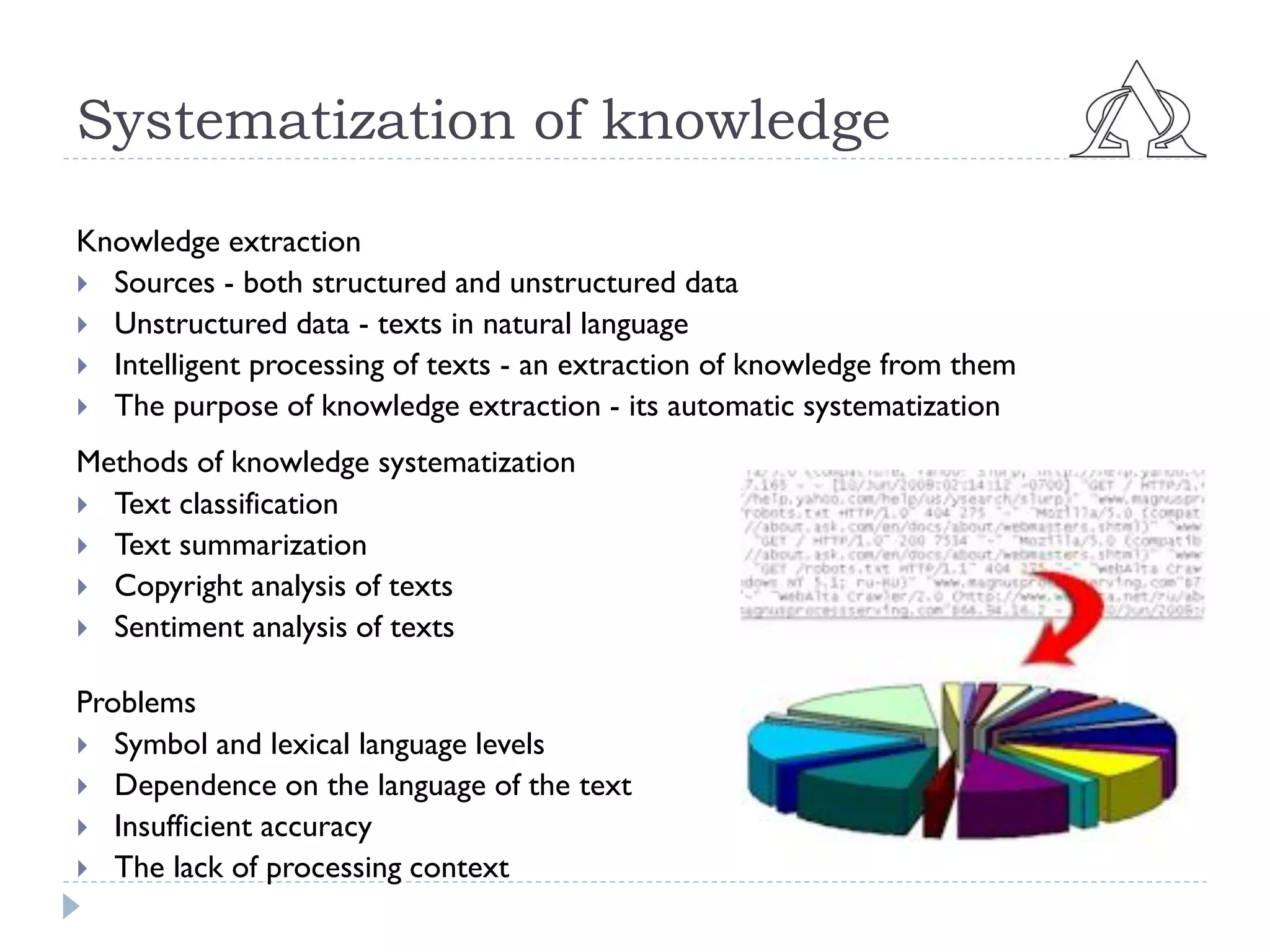 Analysis of texts to logical contradictions | PPT