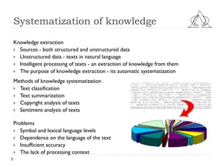 Analysis of texts to logical contradictions | PPT