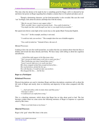 ANALYSIS OF THANK YOU M AM HALLIDAY S METAFUNCTIONS | PDF