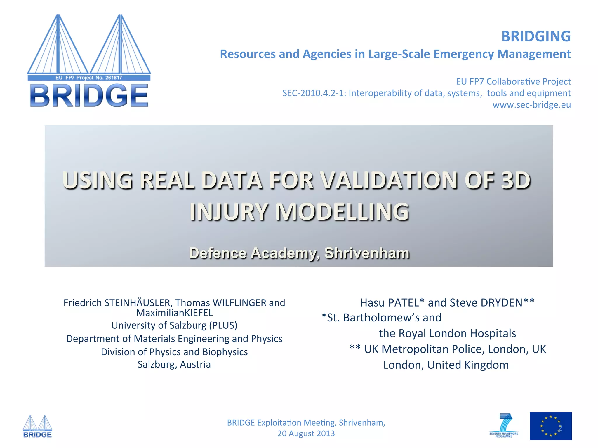 Analysis of the 7/7 London Terrorist Bombing Using BREEZE ExDAM | PDF