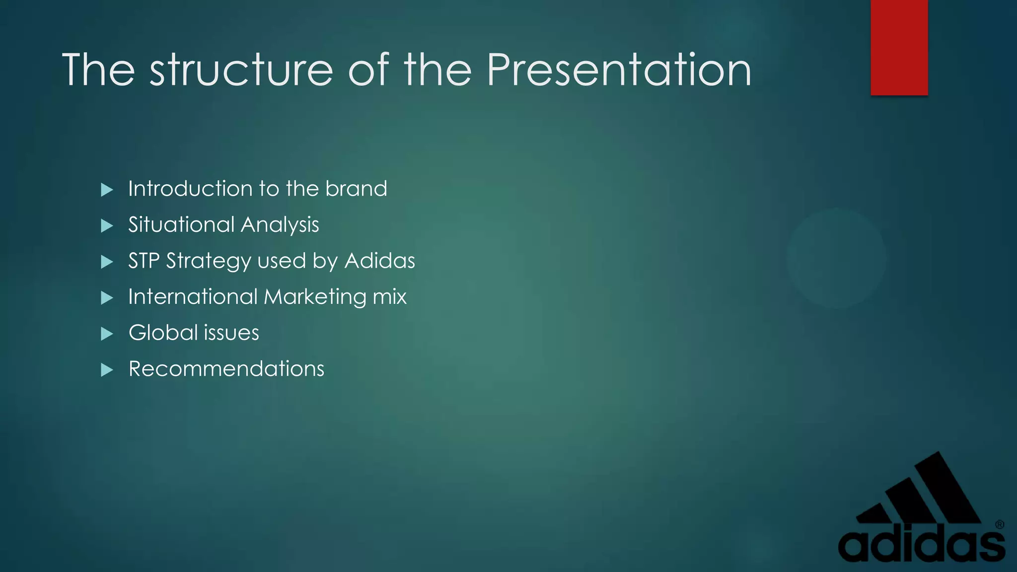 Analysis of the global brand Adidas | PPTX
