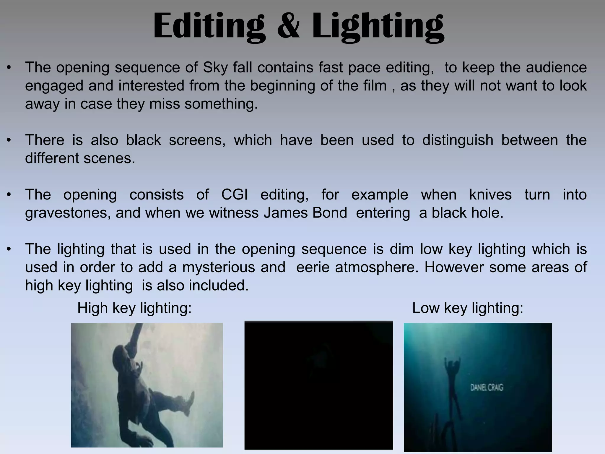 Analysis of the opening sequence of skyfall | PPTX