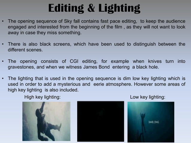 Analysis of the opening sequence of skyfall | PPTX | Drama | Genres
